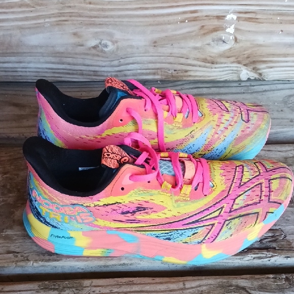 Asics | Shoes | Asics Noosa Tri 5 Colorful Running Shoes With Pink And ...